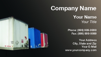 Shipping Company Business Cards