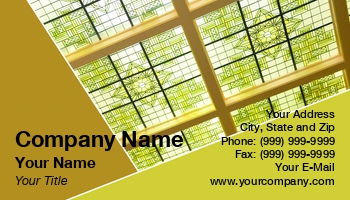Ceiling Business Cards