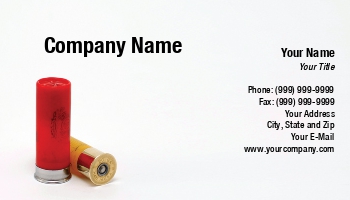 Firearms Dealer Business Cards