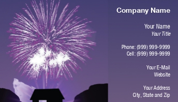 Fireworks Business Cards