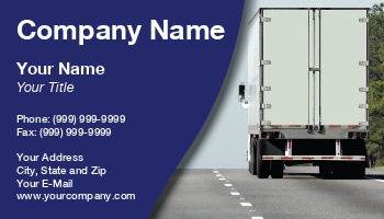 Truck Driver Business Cards