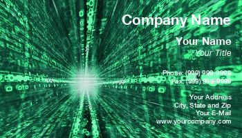 CNC Programmer Business Cards