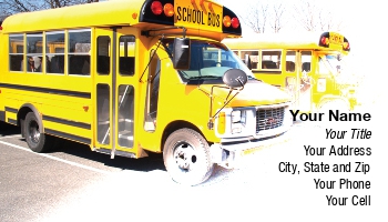 School Bus Business Cards