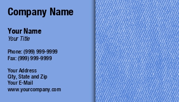 Jeans Business Cards