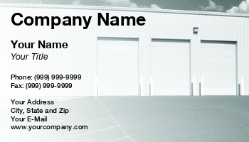 Garage Repair Business Cards