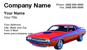 Classic Cars Business Cards