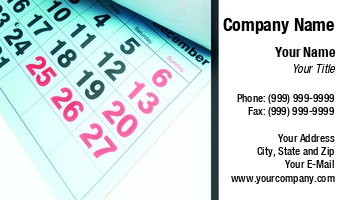 Calendars Business Cards