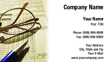 Receptionist Clerk Business Cards