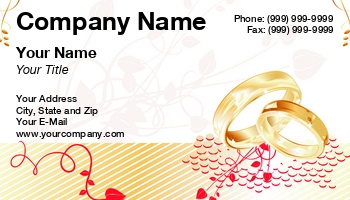 Wedding Business Cards