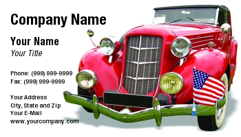 Classic Cars Business Cards