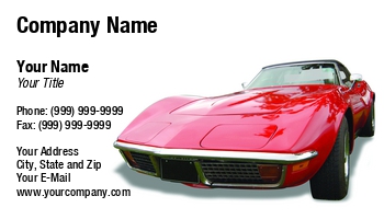 Body Shop Business Cards