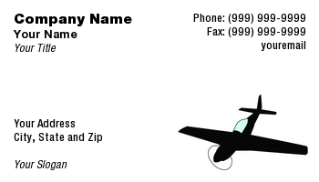 Flight Instruction Business Cards