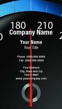 Speedometers Business Cards