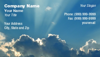 Weather Business Cards