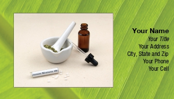Visiting Card Design For Homoeopathic Doctors