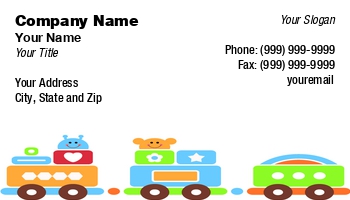 Preschool Business Cards