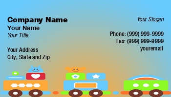 Preschool Business Cards