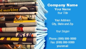 Newspaper Business Cards