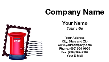 Post Office Business Cards