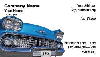 Hot Rod Business Cards