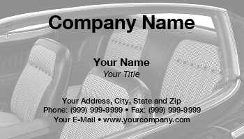 Upholstery Business Cards
