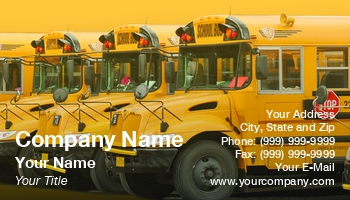 School Bus Business Cards