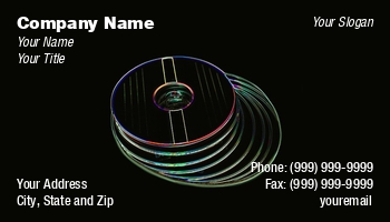 CD ROM Packaging Business Cards