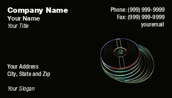 CD ROM Packaging Business Cards