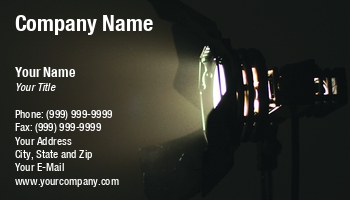 Commercial Actor Business Cards