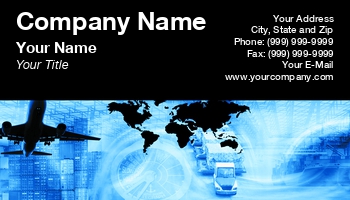 Customs Broker Business Cards