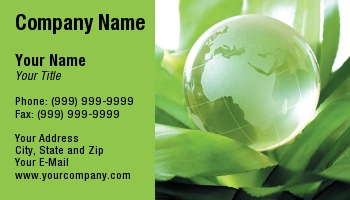 Environmental Consultant Business Cards