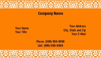 Arts Festival Promoter Business Cards