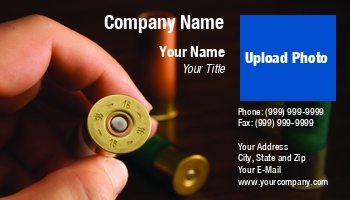 Firearms Dealer Business Cards