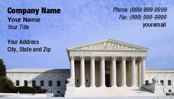 Court Reporter Business Cards