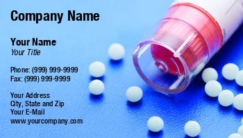Visiting Card Design For Homoeopathic Doctors
