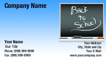 Education Business Cards