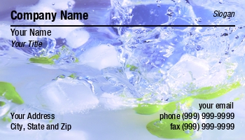 Ice Business Cards