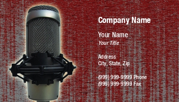Recording Studio Business Cards