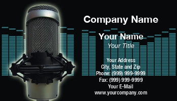Recording Studio Business Cards