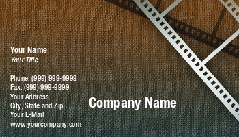Videographer Business Cards