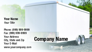 Hauling Service Business Cards